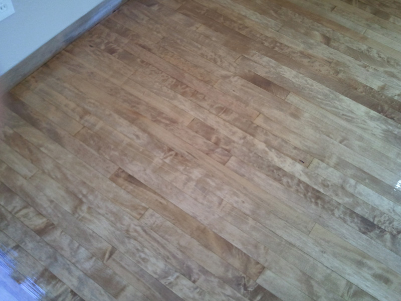 Maple with Nut-meg stain - Portland Hardwood Flooring